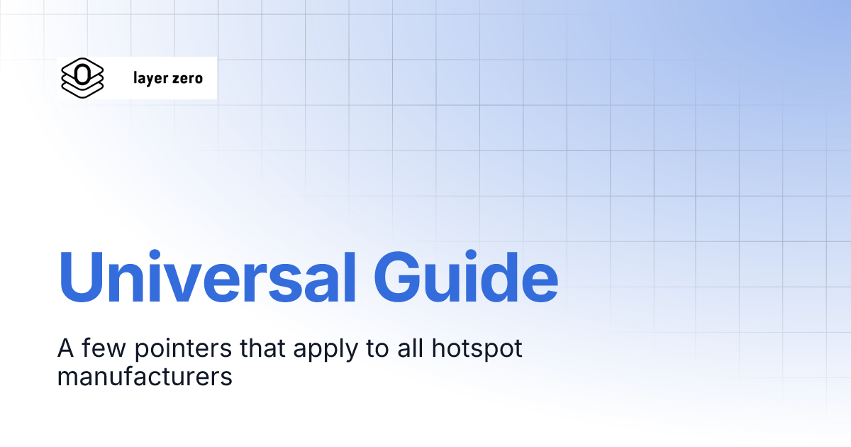 Universal Guide | Docs
